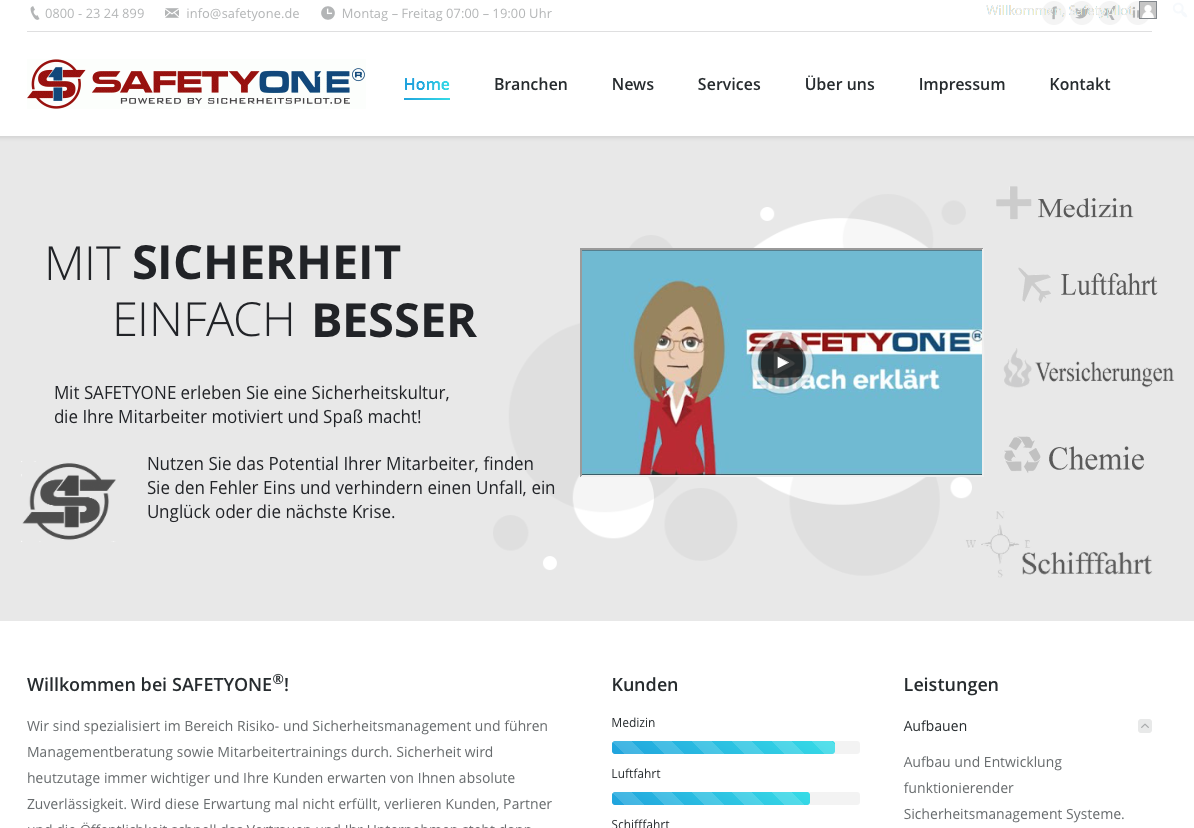 Aus Sicherheitspilot.de wird SAFETYONE® – SAFETYONE